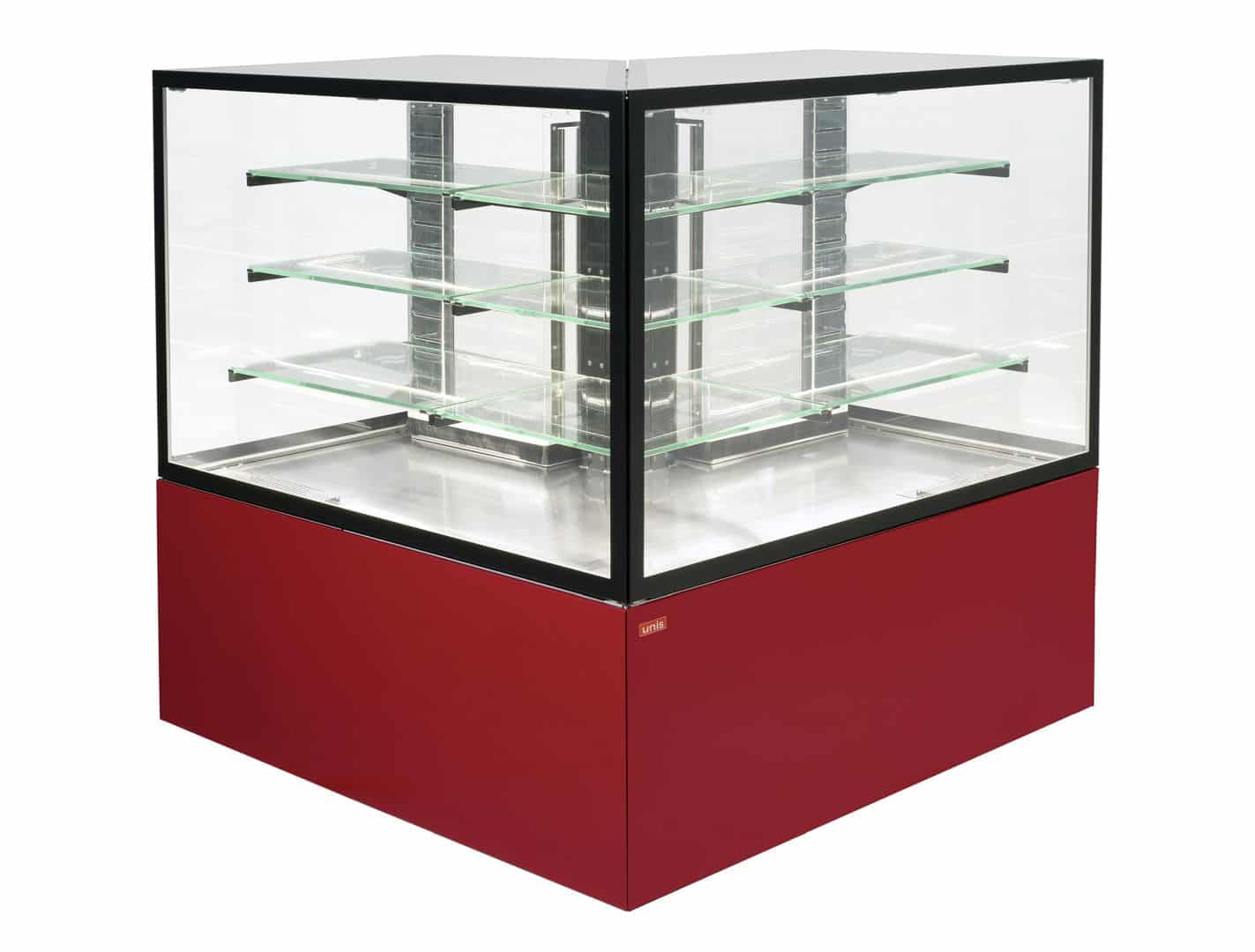 Šaldoma vitrina, Cube II corner 90°, Unis Cool - HoReCa Shop